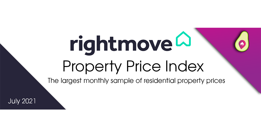 July Rightmove property price index