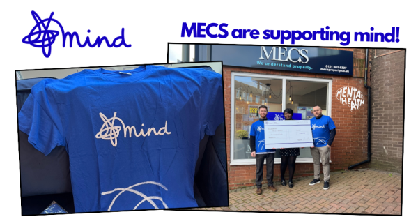 Thank you For Helping Us Donate £500 to Mind Mental Health Charity